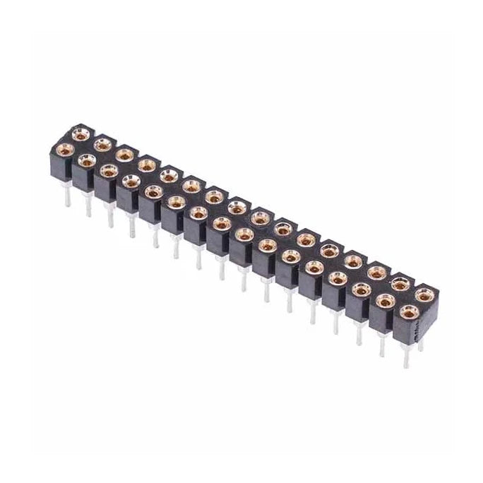 32-Pin Double Row Turned Pin Socket Connector 2.54mm – The Electronics Hub