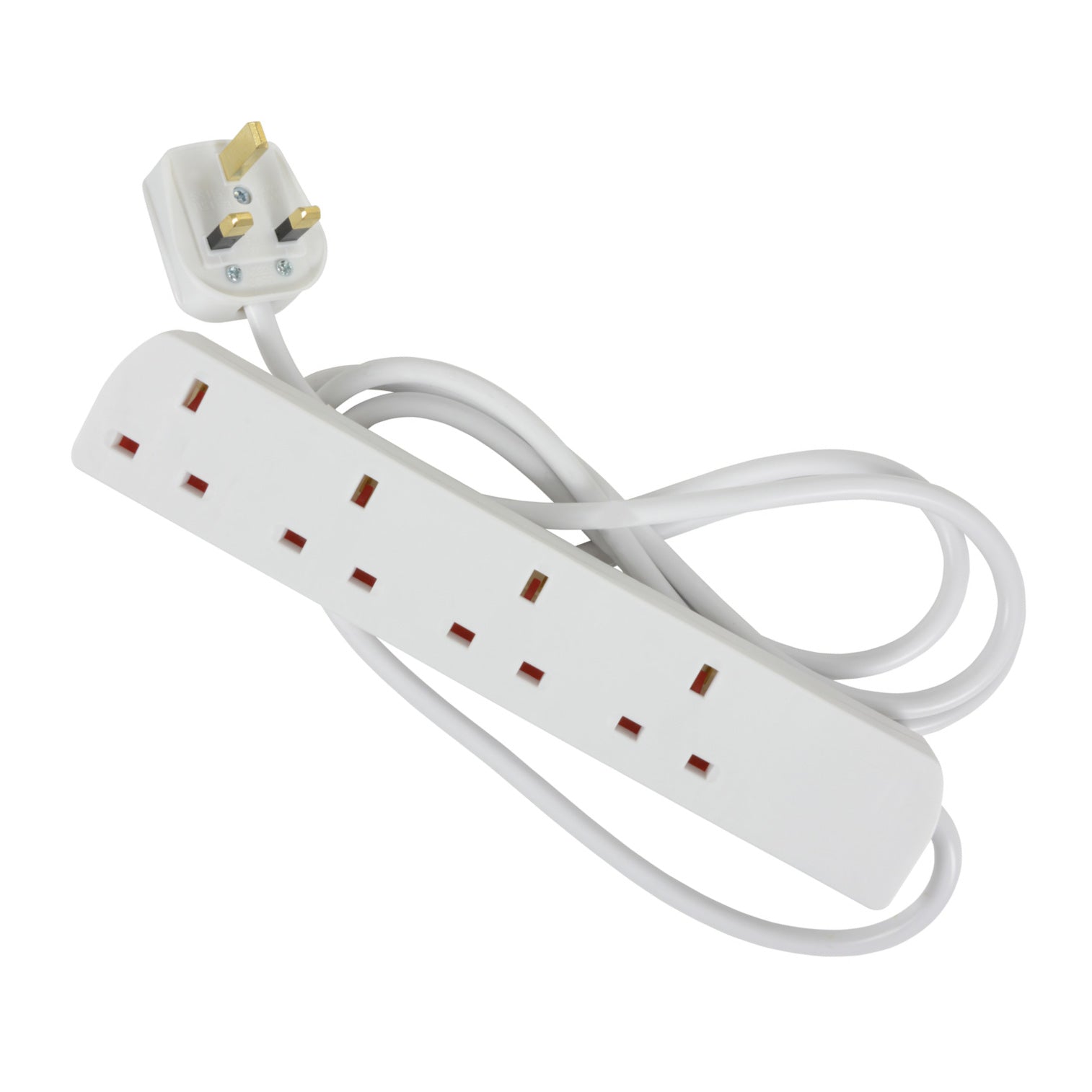 Mercury 4 Gang Mains Extension Leads – The Electronics Hub