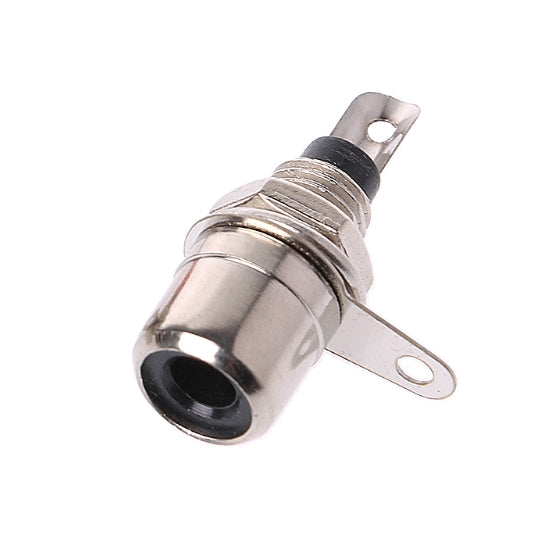 Black Panel Mounted Phono RCA Socket (Solder Tag) – The Electronics Hub