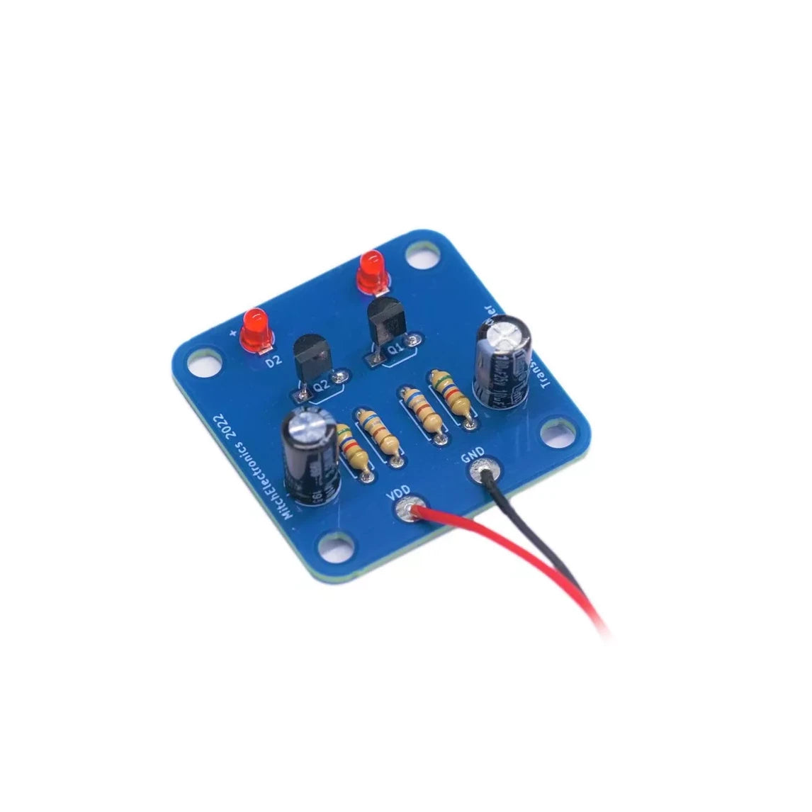MitchElectronics Transistor Flasher DIY Electronics Solder Kit – The ...