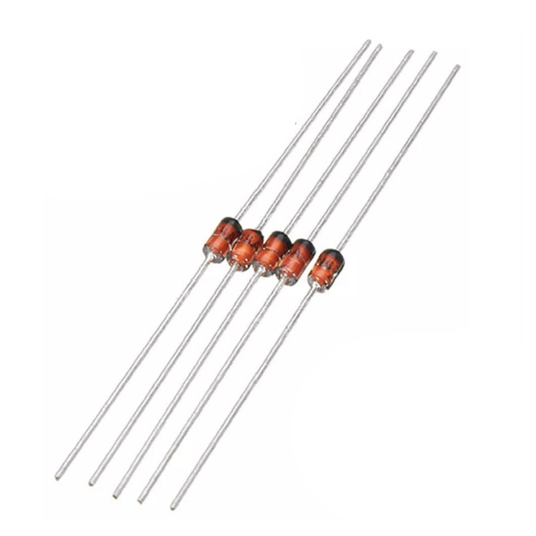 12 Volt 1 Watt Zener Diodes (5 Pack) – The Electronics Hub